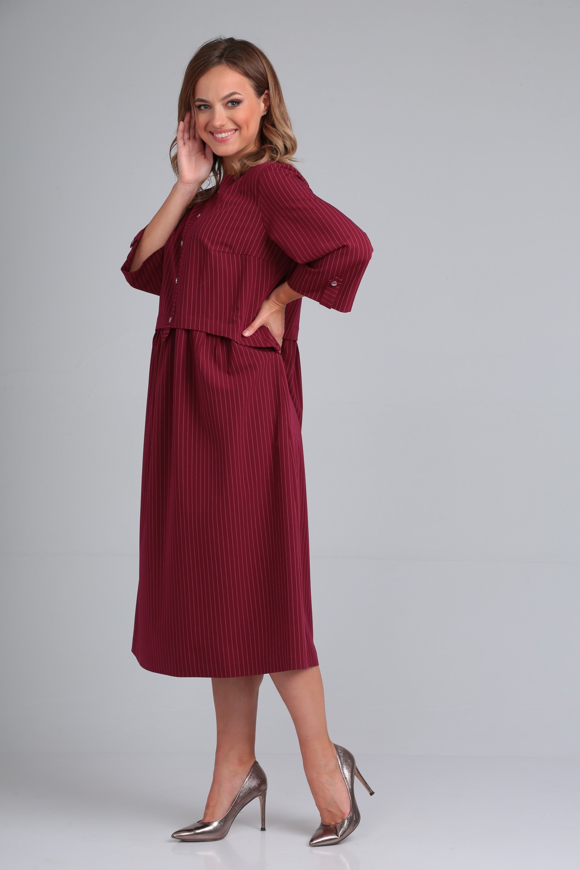 Платье 5295 бордо Tvin купить в интернет магазине | в наличии